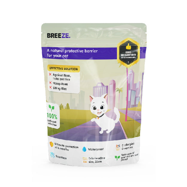 1X Breeze Aura-Shield Cat Collar – BREEZE